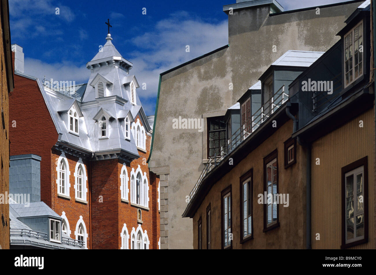 Canada, Quebec province, Quebec city, architecture in the Upper Town ...