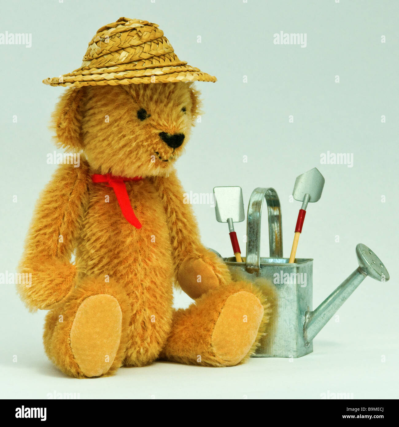 Miniature teddy bear home garden (Mini Bear Collection Stock Photo - Alamy