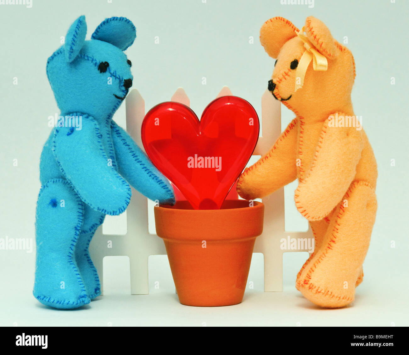 Miniature teddy bear love (Mini Bear Collection Stock Photo - Alamy