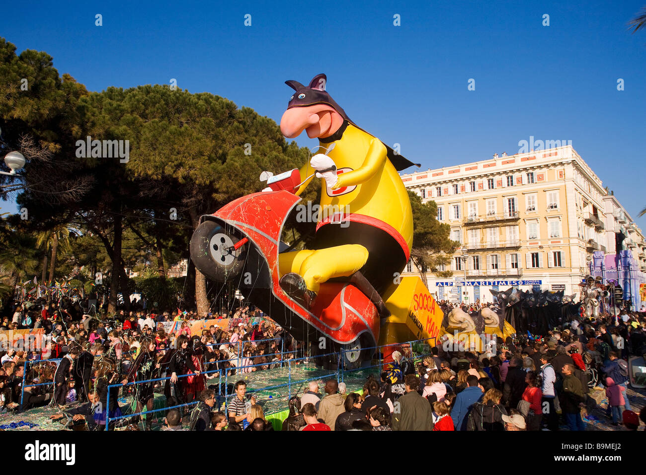 France, Alpes Maritimes, Nice, carnival parade, float Stock Photo - Alamy