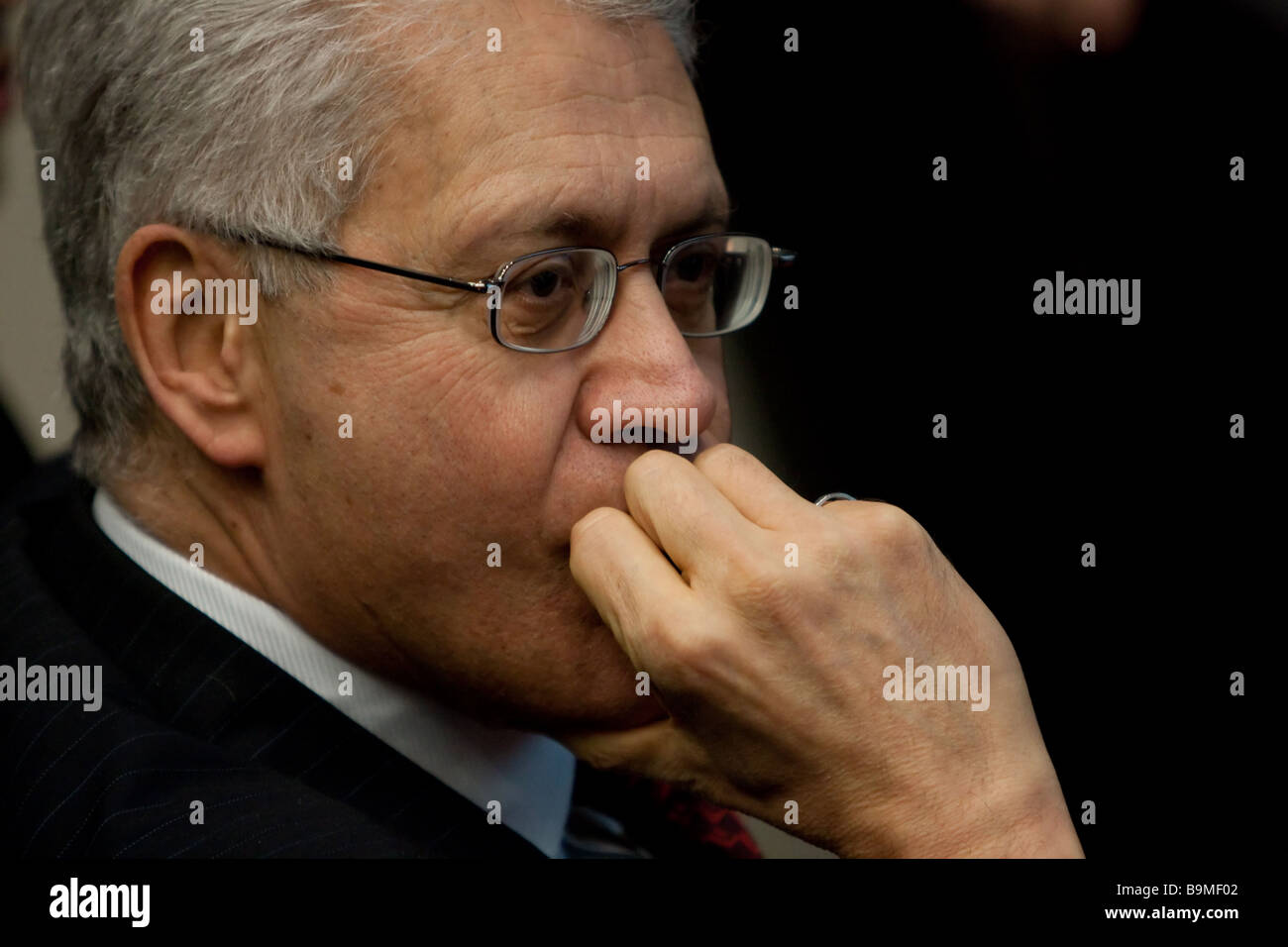 Mamdouh Shoukri, president of York University, looks on during the ...
