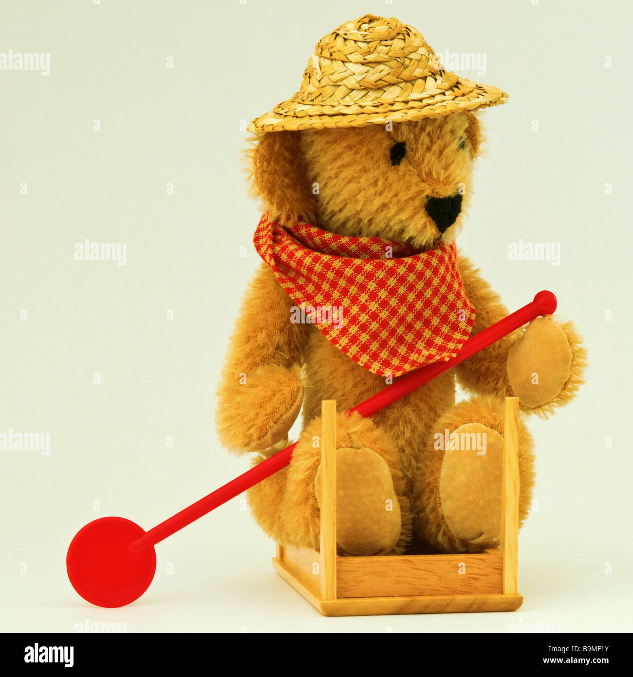 Miniature teddy bear rowing (Mini Bear Collection Stock Photo - Alamy