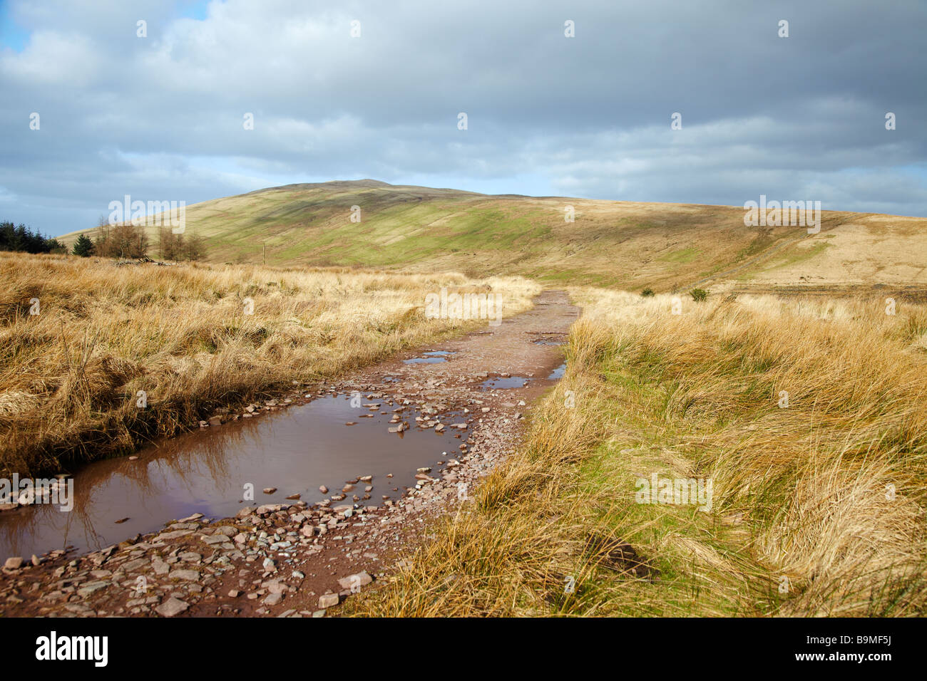 Sarn Helen Roman Road in the Brecon Beacons, Wales, UK Stock Photo - Alamy
