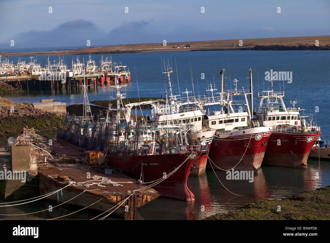 Argentina, Patagonia, Santa Cruz Province, Puerto Deseado Stock Photo ...