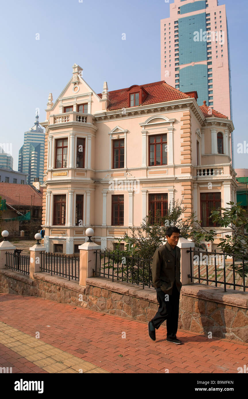 China, Shandong province, Qingdao, German architecture in the old town ...