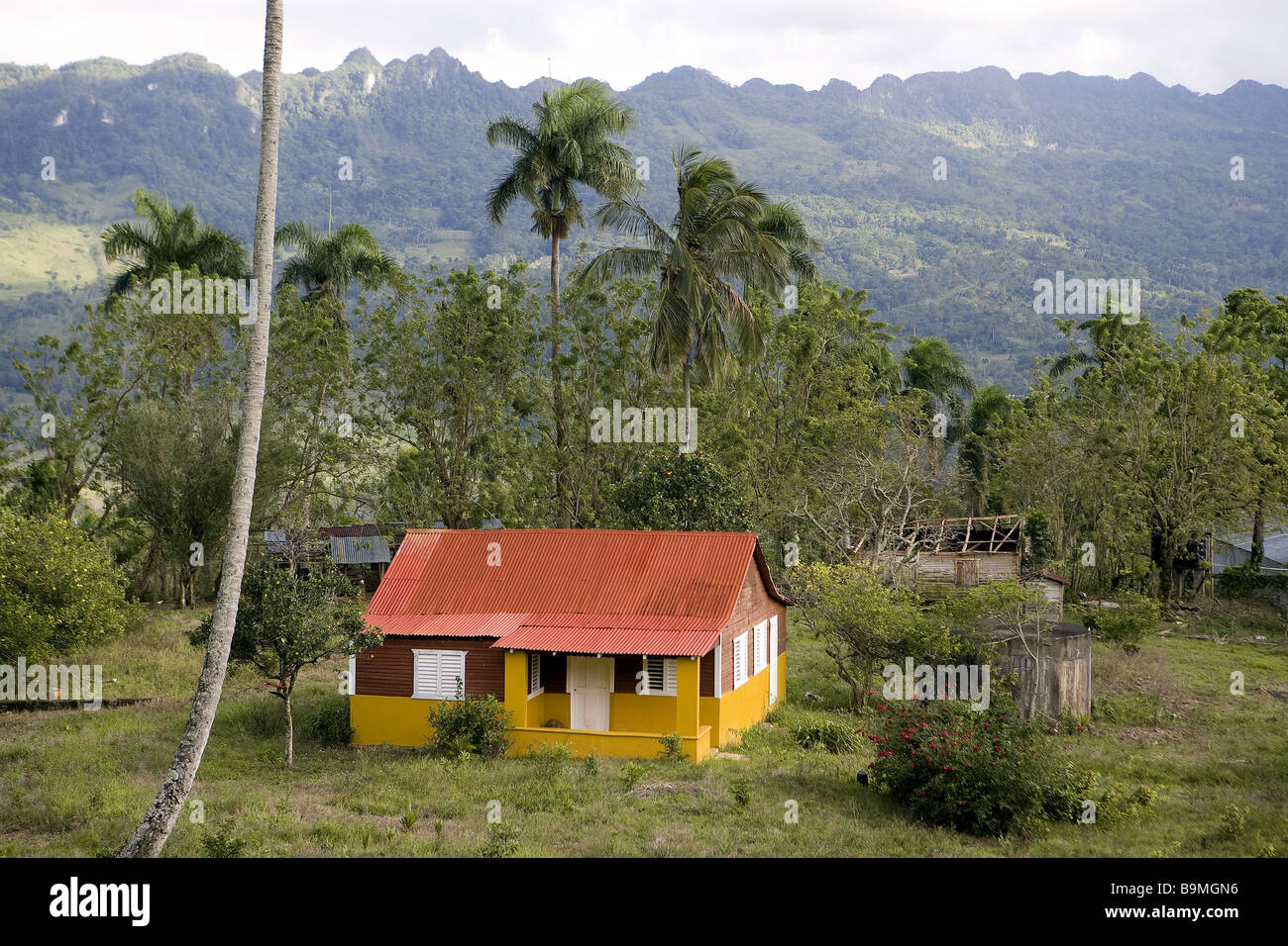 Dominican Republic, Cibao Region, a dwelling Stock Photo - Alamy