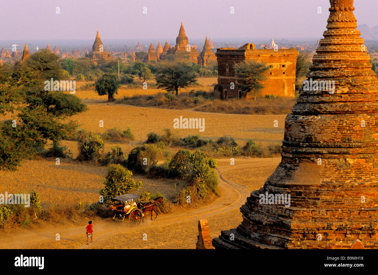 Myanmar (Burma), Mandalay Division, Bagan site, temples Stock Photo - Alamy