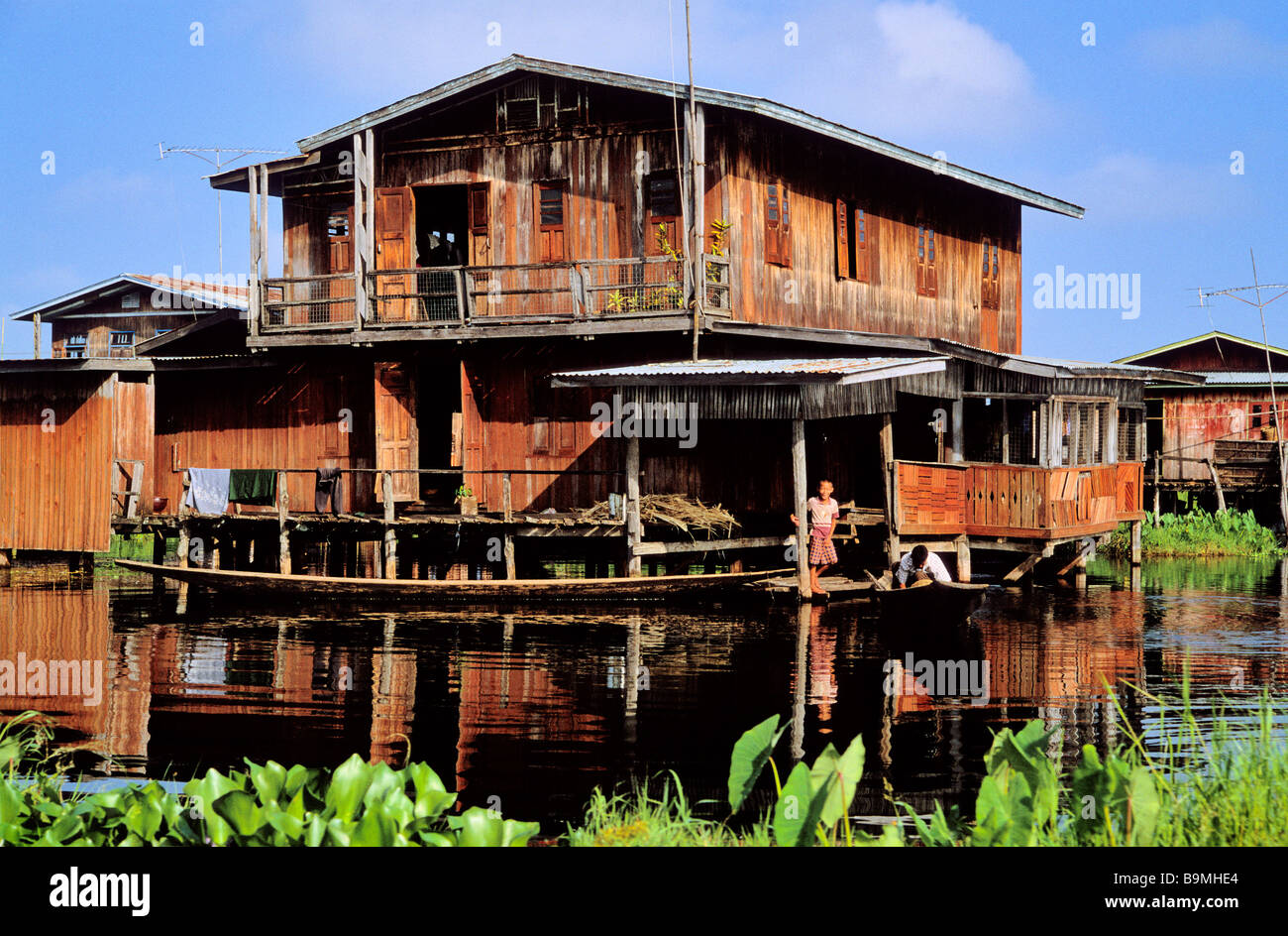 Myanmar (Burma), Shan State, Lake Inle, Pa Pa village Stock Photo - Alamy