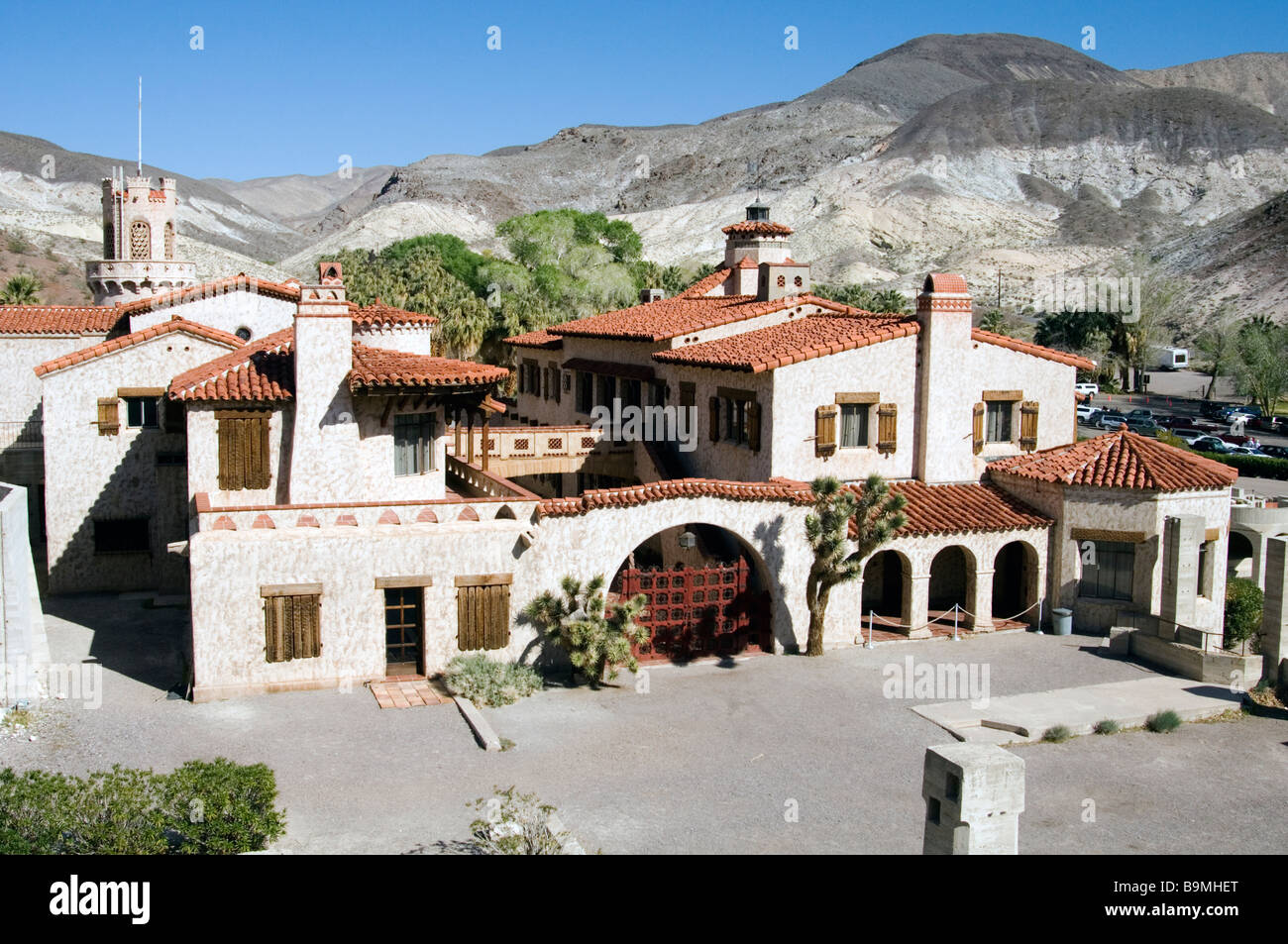 "Scotty's Castle" hotel resort in Death Valley Nation Park, California ...