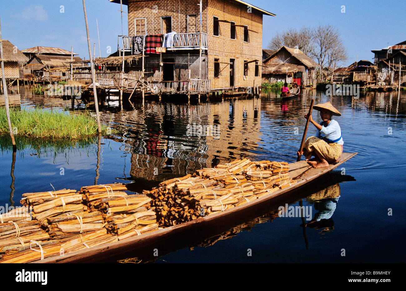 Myanmar (Burma), Shan State, Lake Inle, Pa Pa village Stock Photo - Alamy