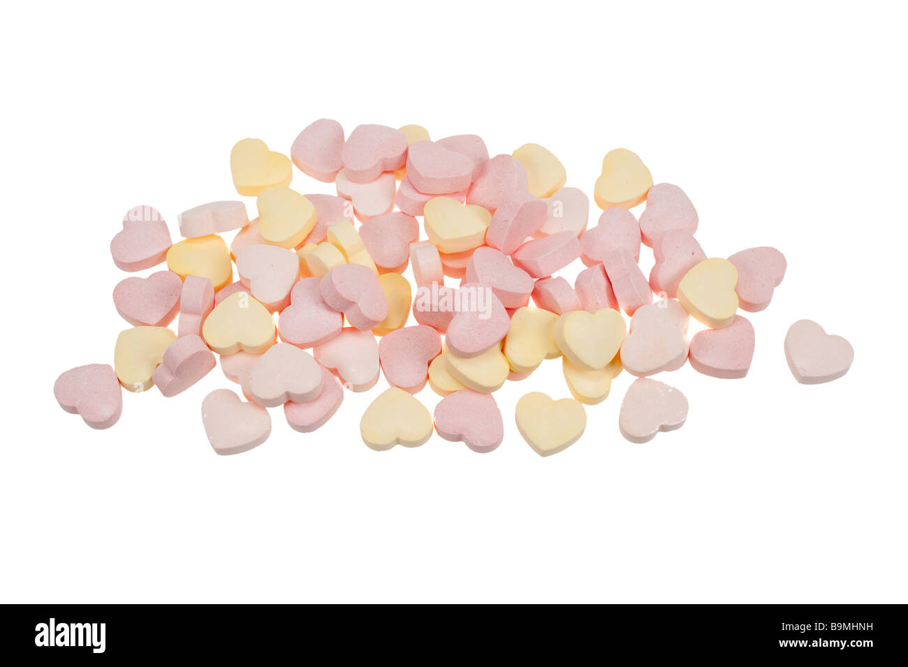 Blank love hearts sweets hi-res stock photography and images - Alamy