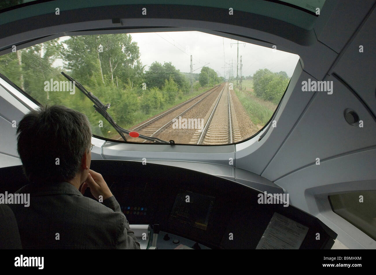 ICE driver, Berlin, Germany Stock Photo - Alamy