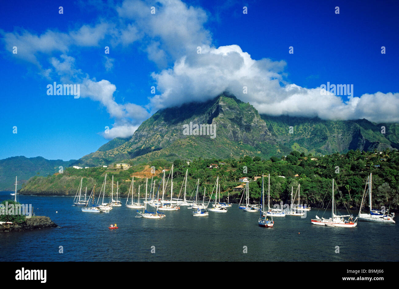 France, French Polynesia, Marquesas Archipelago, Hiva Hoa island ...