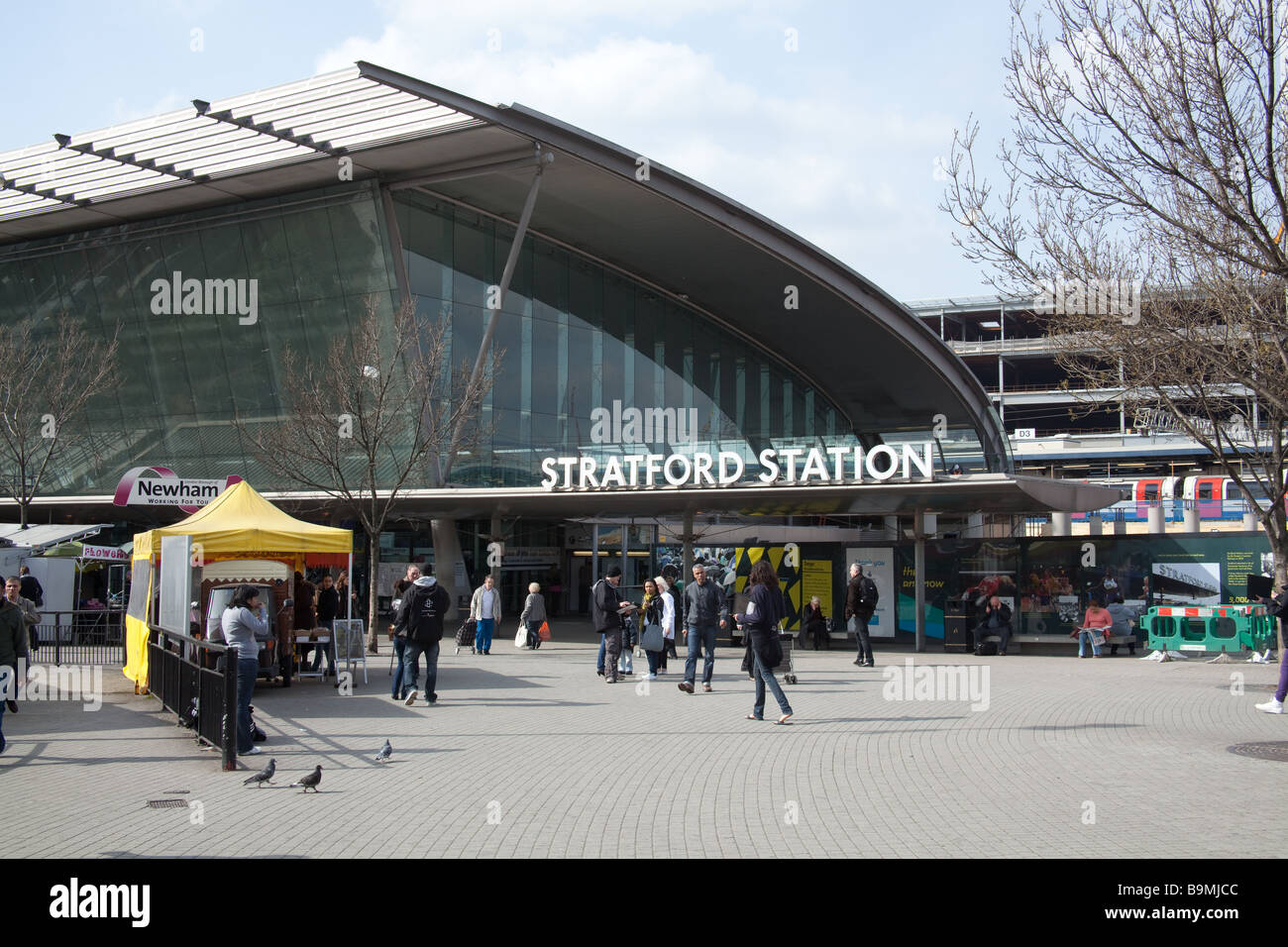 Stratford Station London England Stock Photo - Alamy