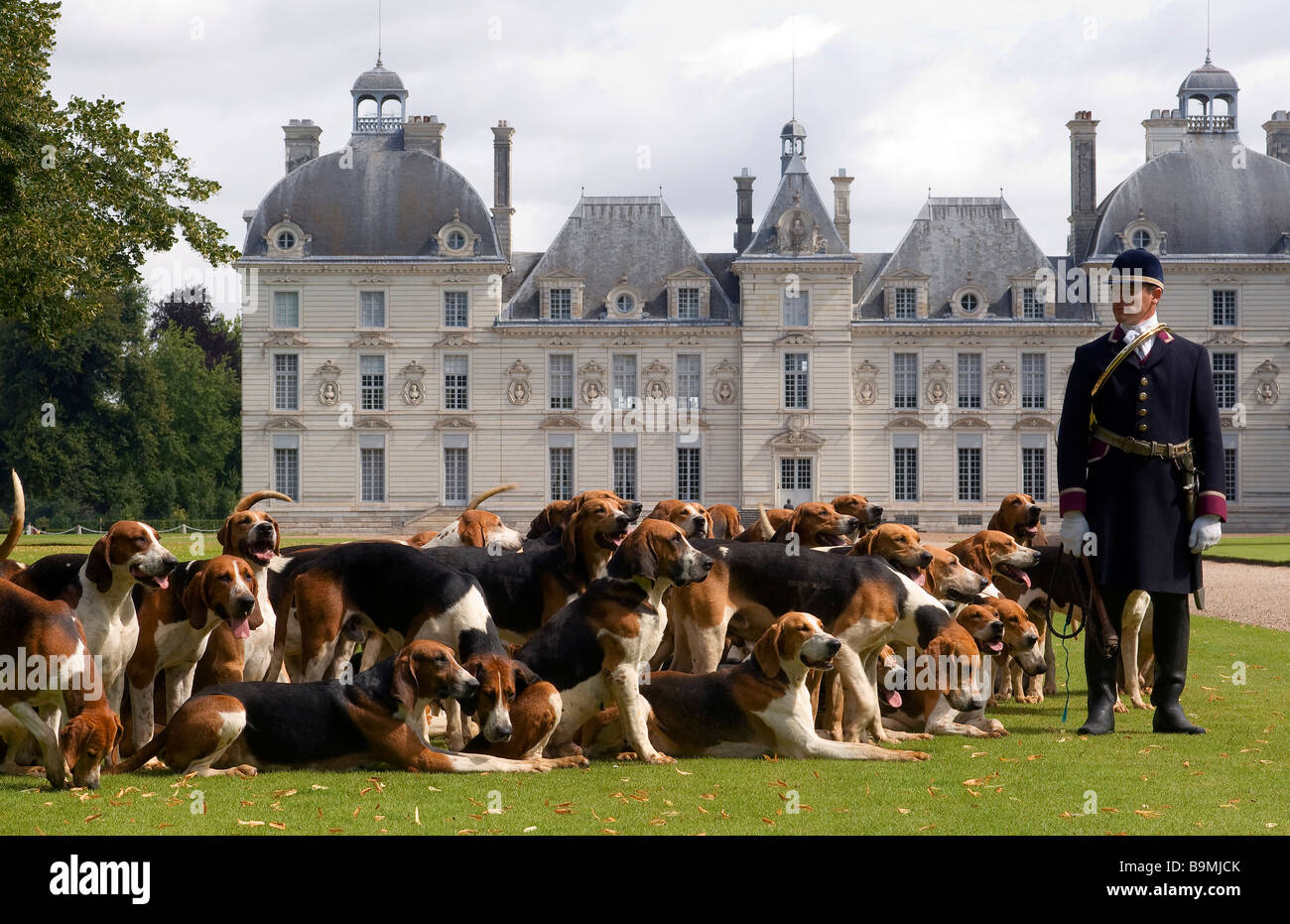 France, Loir et Cher, Chateau de Cheverny, Vol au Vent, the first ...