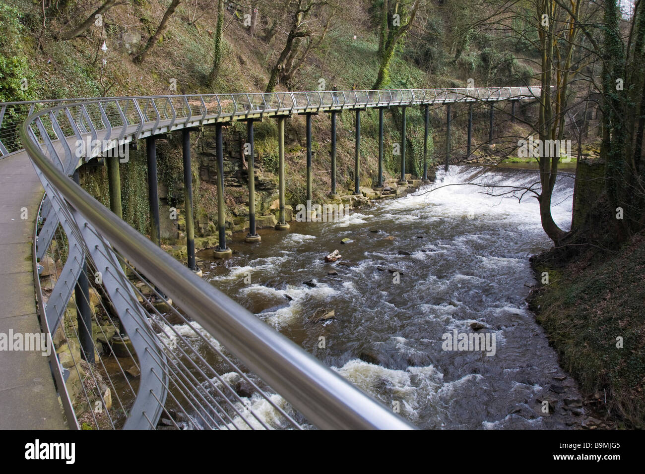 Millennium walkway derbyshire hi-res stock photography and images - Alamy