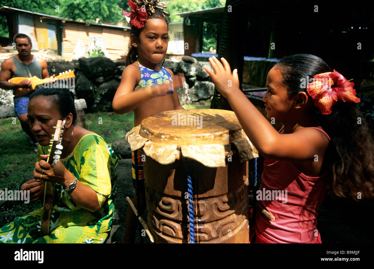France, French Polynesia, Marquesas Archipelago, Tahuata Island ...