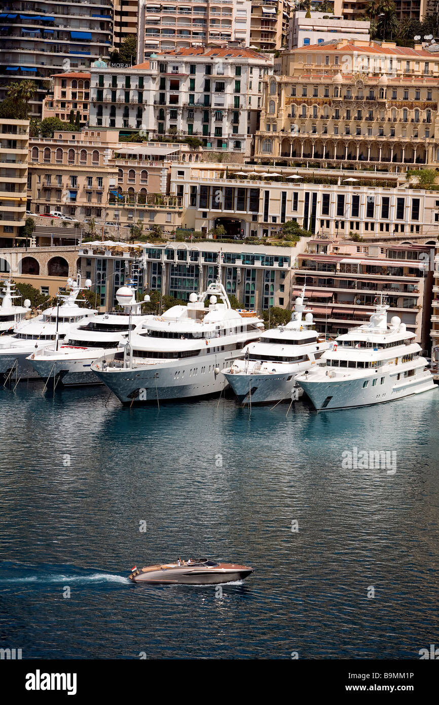 Principality of Monaco, Monaco, Port d'Hercule (Hercules Harbour) and ...