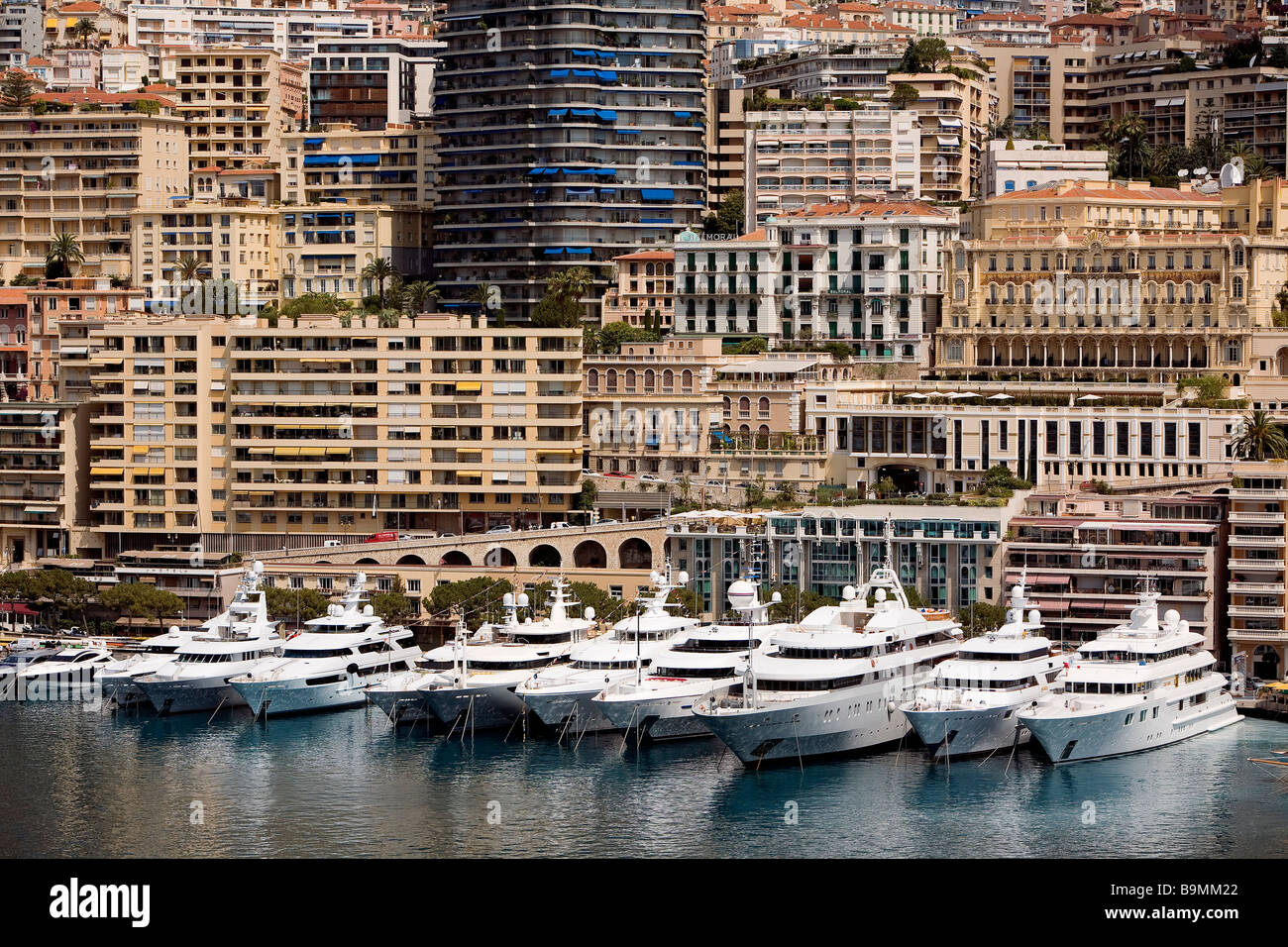 Principality of Monaco, Monaco, Port d'Hercule (Hercules Harbour) and ...