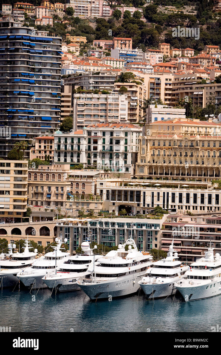 Principality of Monaco, Monaco, Port d'Hercule (Hercules Harbour) and ...