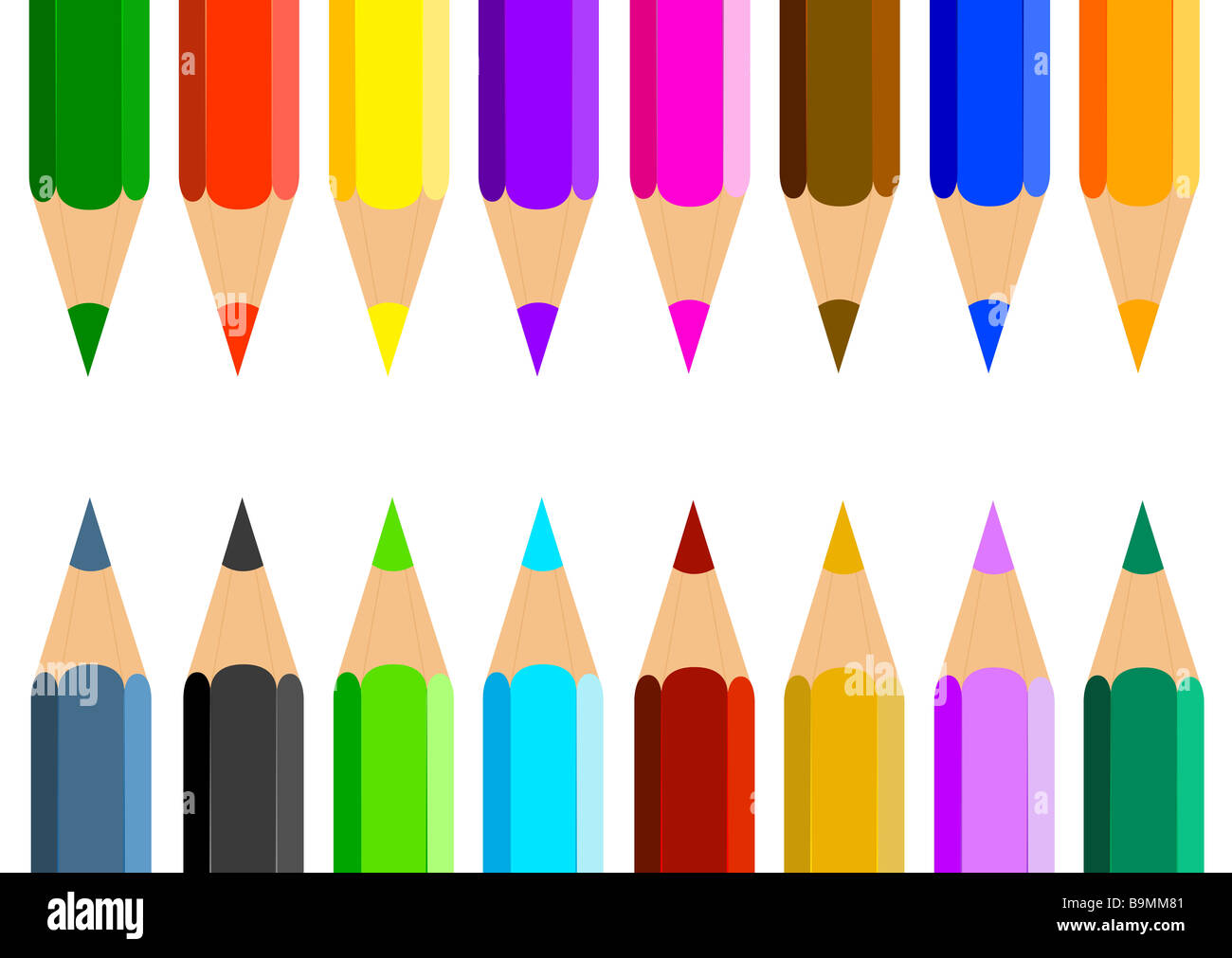 Red crayon drawing Cut Out Stock Images & Pictures - Alamy