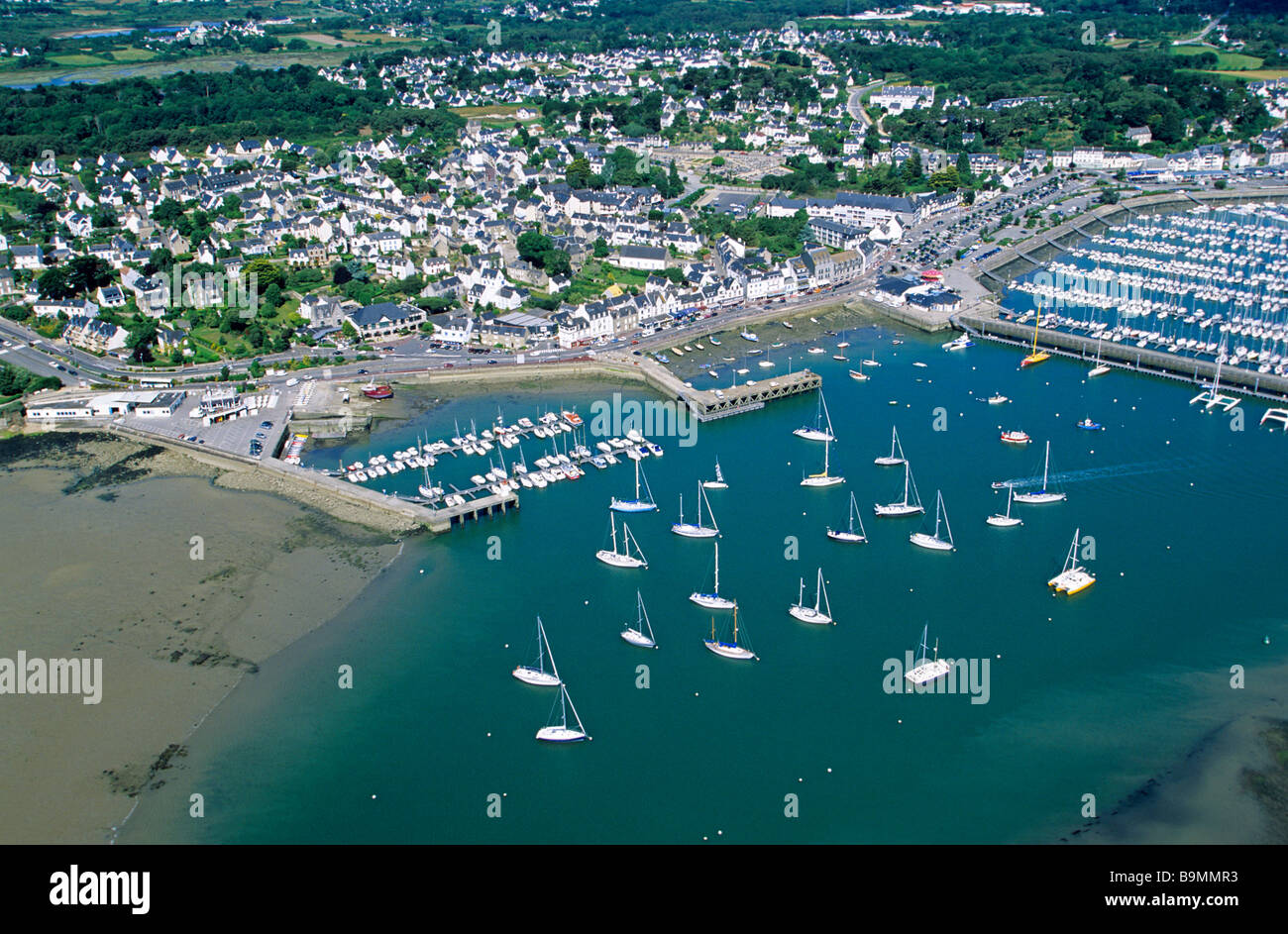 France, Morbihan, La Trinite sur mer (aerial view Stock Photo - Alamy