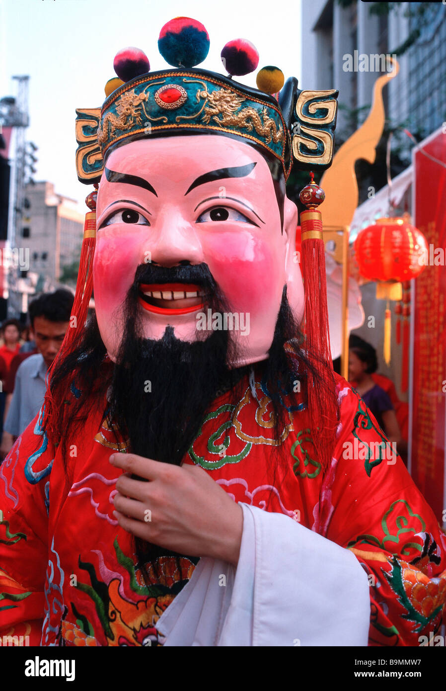 Traditional Chinese New Year ceremony, Bangkok, Thailand Stock Photo ...