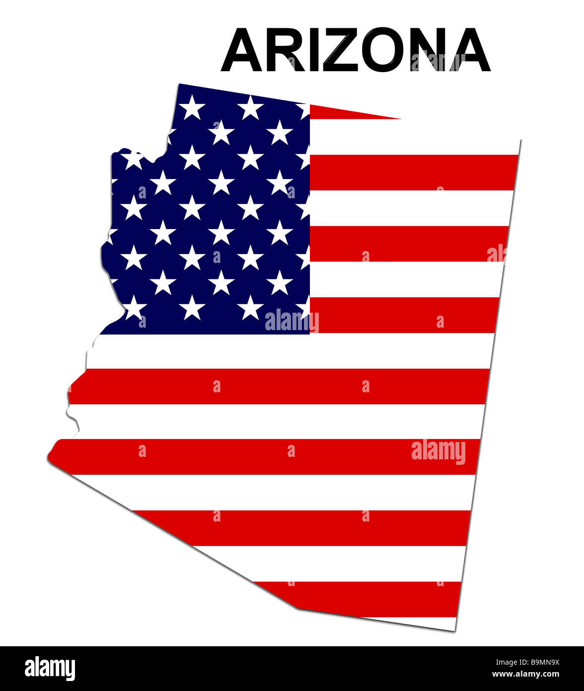 Map Of Arizona Stock Photos & Map Of Arizona Stock Images - Alamy