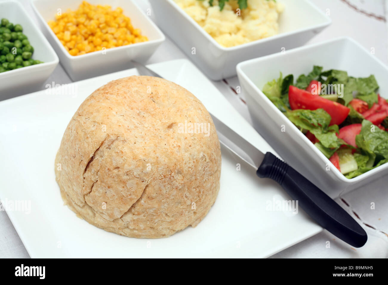 Suet pudding carrots peas hi-res stock photography and images - Alamy