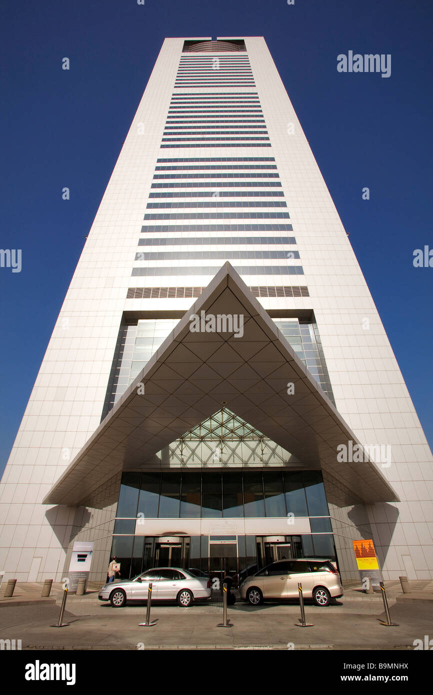 United Arab Emirates, Dubai, Sheikh Zayed Road, Emirates Tower One ...