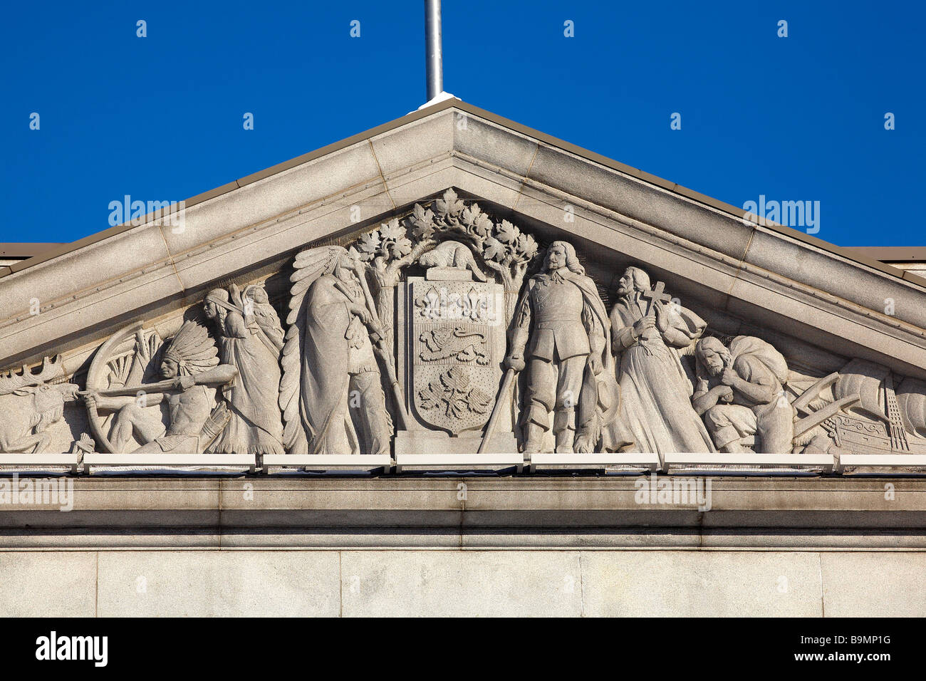 Canada, Quebec Province, Quebecois breakfast, ham, sunny side-up eggs ...