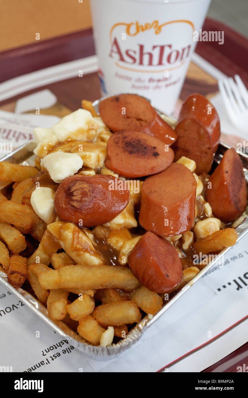 Canada, Quebec Province, Quebec City, famous Poutine at Ashton' Stock ...