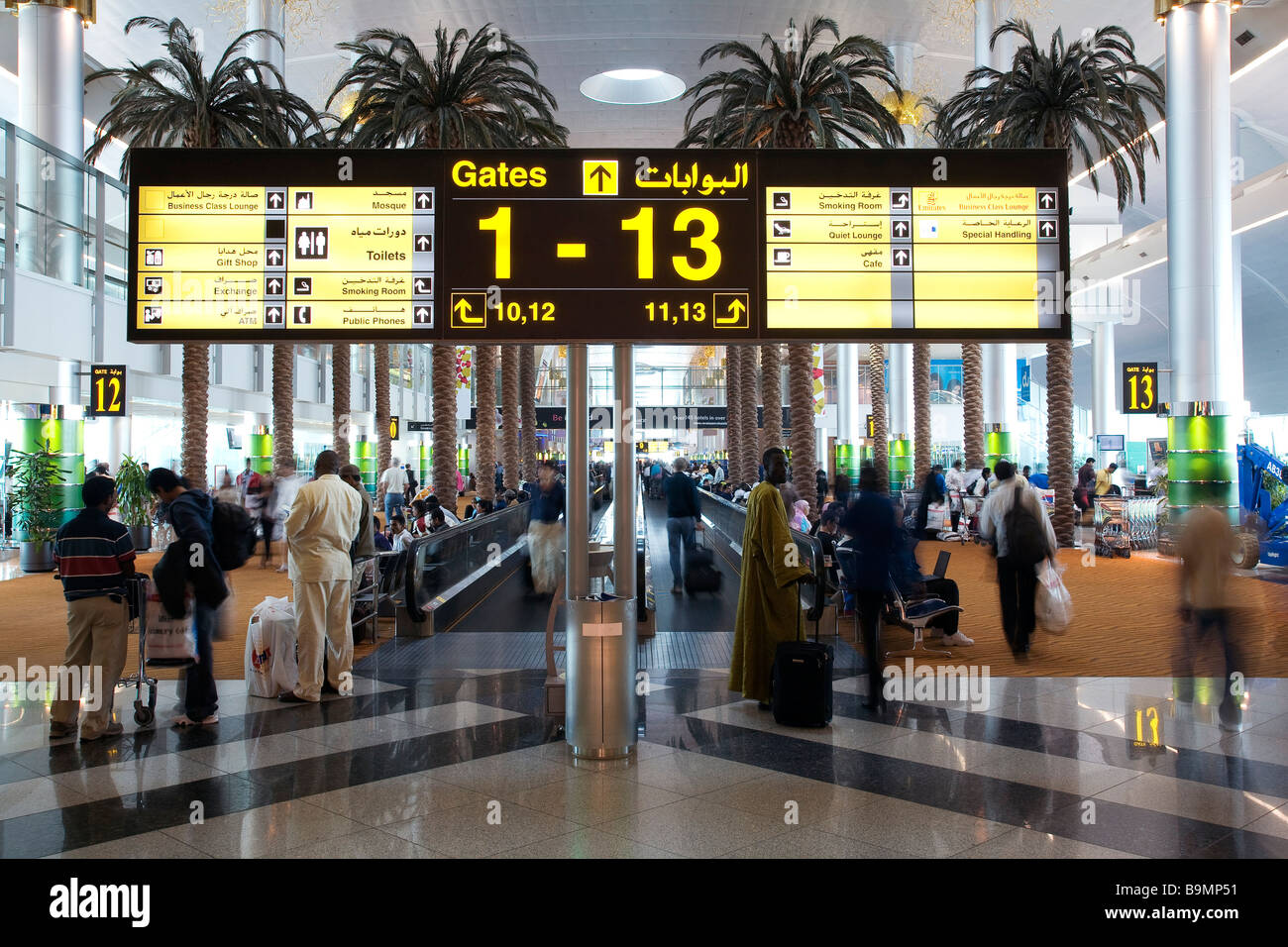 United Arab Emirates, Dubai, Dubai International Airport, access to the ...