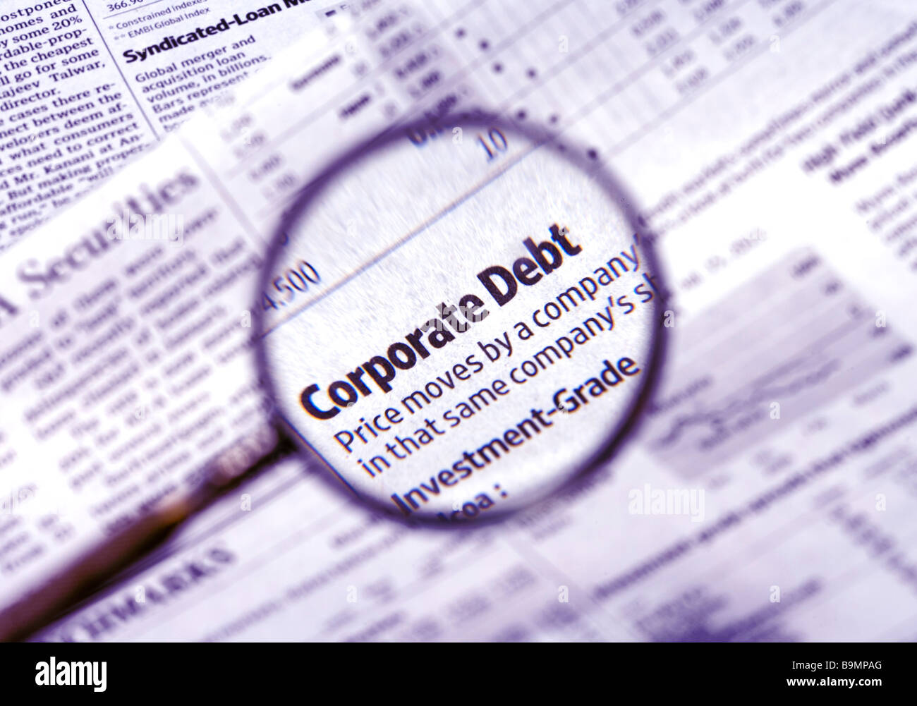 Special debt hi-res stock photography and images - Alamy