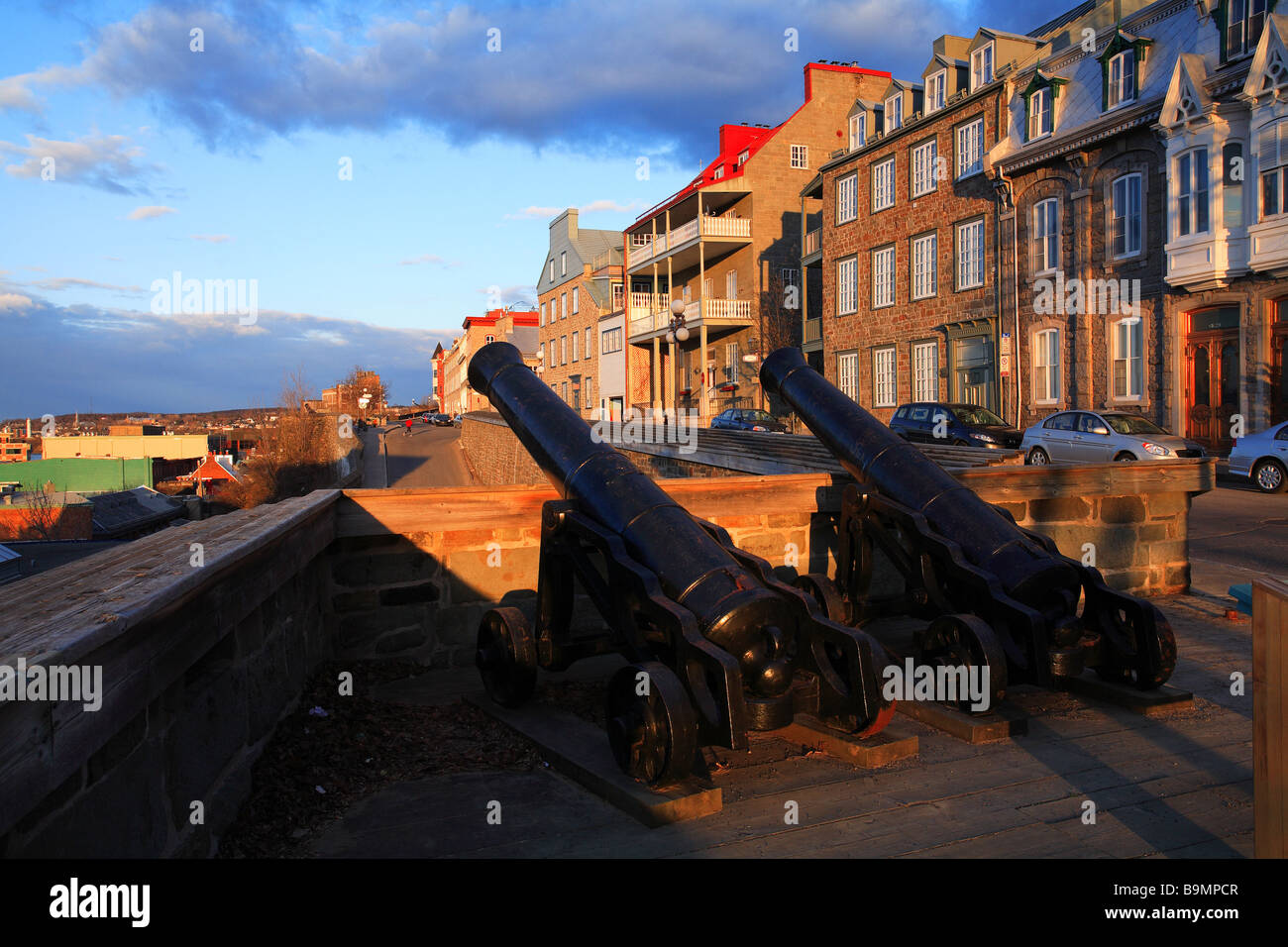 Canada, Quebec Province, Quebec City, Old Town, Fortifications Stock ...