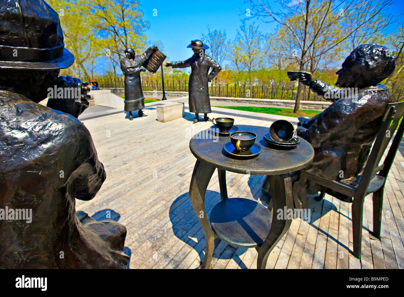 Statues of the Famous Five (women) entitled Women are Persons! in the ...