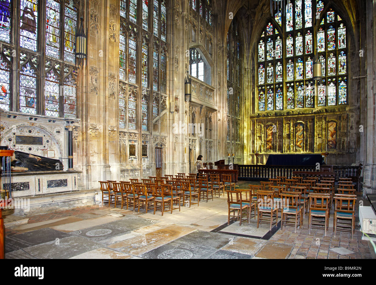 Gloucester cathedral cloisters hi-res stock photography and images - Alamy
