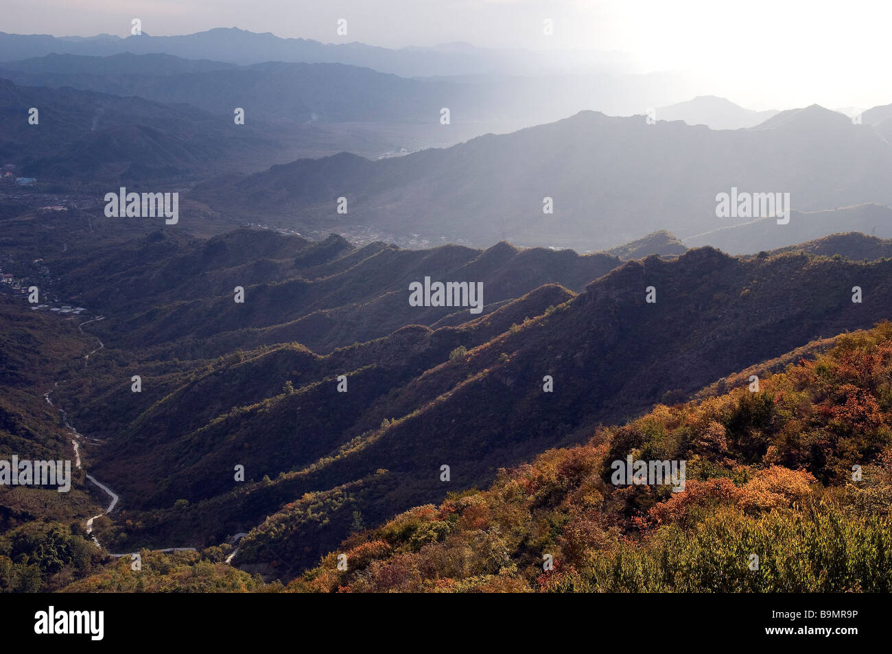 China, Beijing municipality, Huairou District, the Great Wall at ...