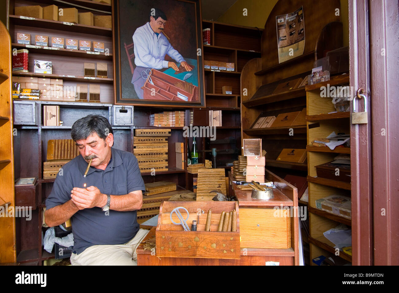 Spain, Canary Islands, Tenerife Island, Garachico, Miguel Angel Jiménez ...