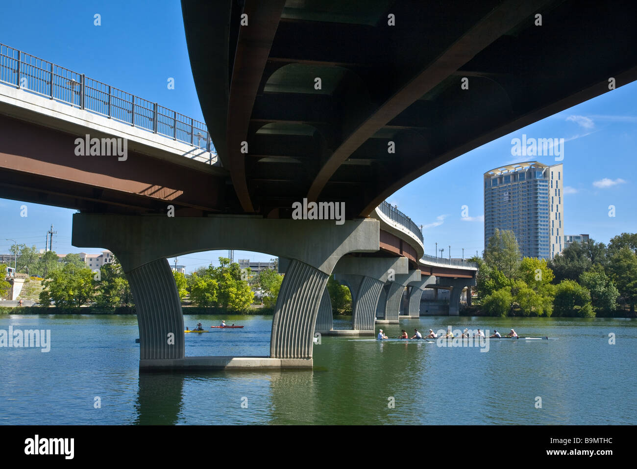 Pfluger bridge austin hi-res stock photography and images - Alamy