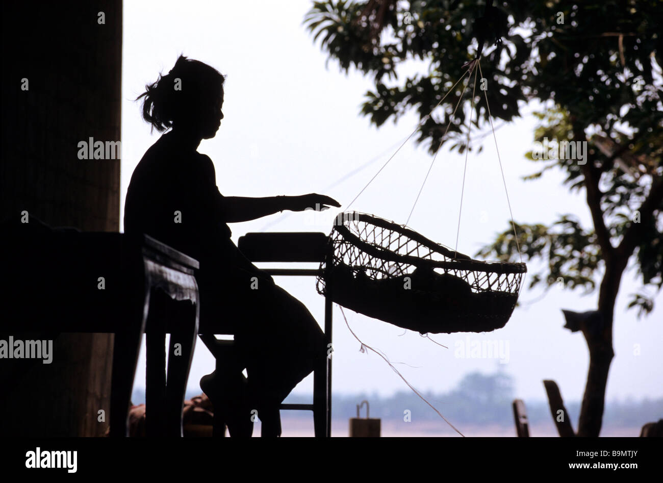 Traditional baby cradle hi-res stock photography and images - Alamy