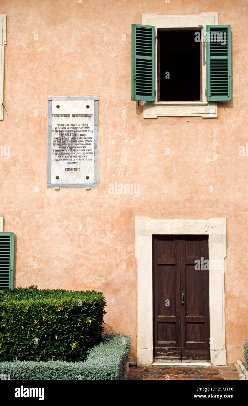 Italy, Elbe Island, Portoferraio, Mulini Palace (Napoleon 1er Stock ...