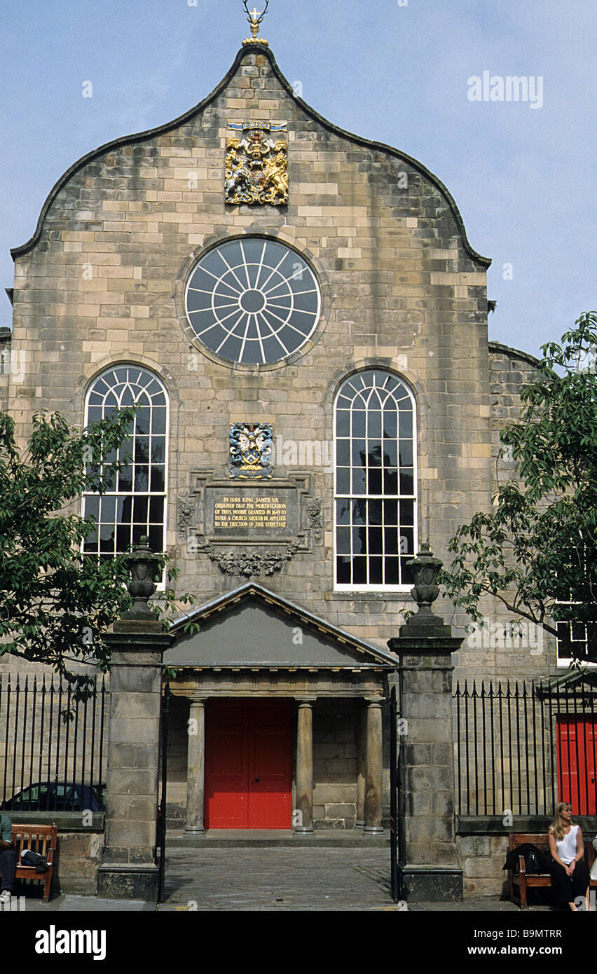 Canongate Church, Edinburgh, south front Stock Photo - Alamy