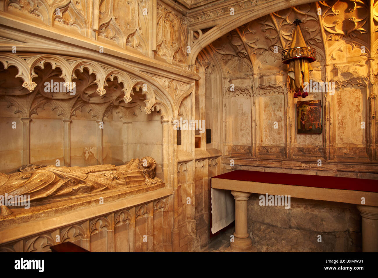 Interior of Gloucester Cathedral, England, UK Stock Photo - Alamy