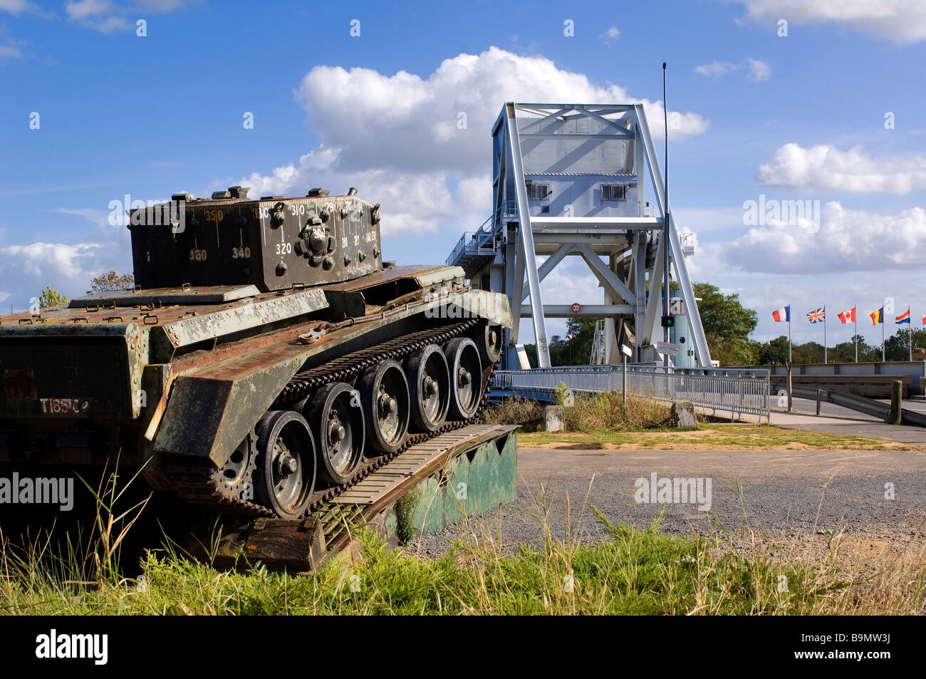 France, Calvados, bridge of Ranville Benouville, Pegasus Bridge (2nd ...