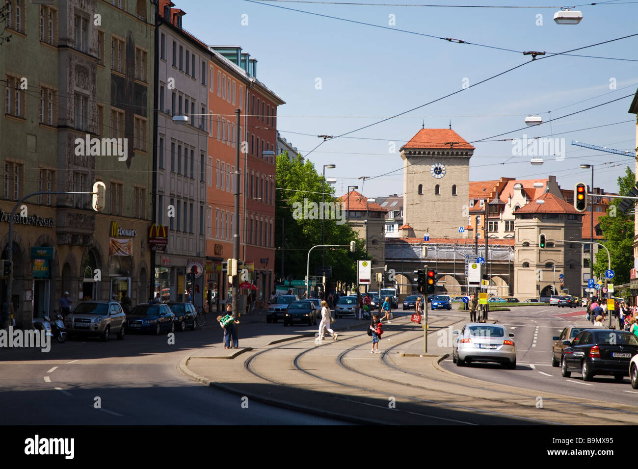 Isartor Isar Gate Munich Germany Stock Photo - Alamy