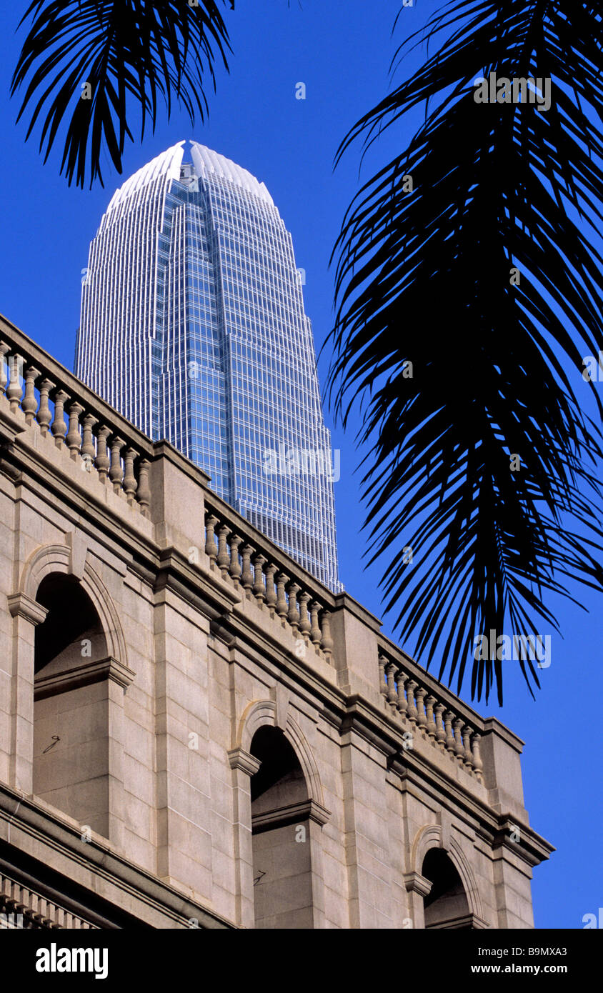 Two international finance centre skyscraper in hong kong hi-res stock ...