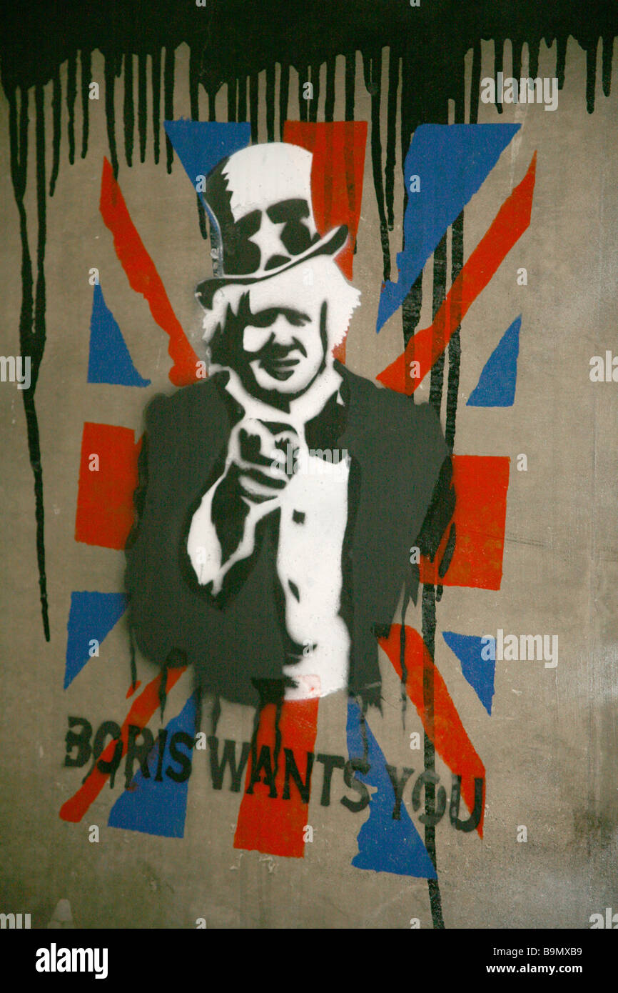 Boris graffiti hi-res stock photography and images - Alamy