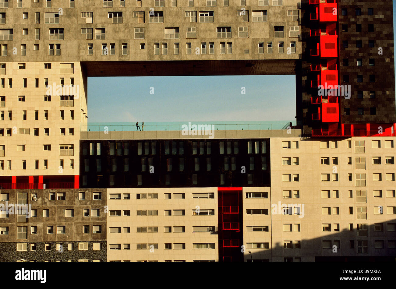 Spain, Madrid, Sanchinarro, the Mirador apartment building by Dutch ...