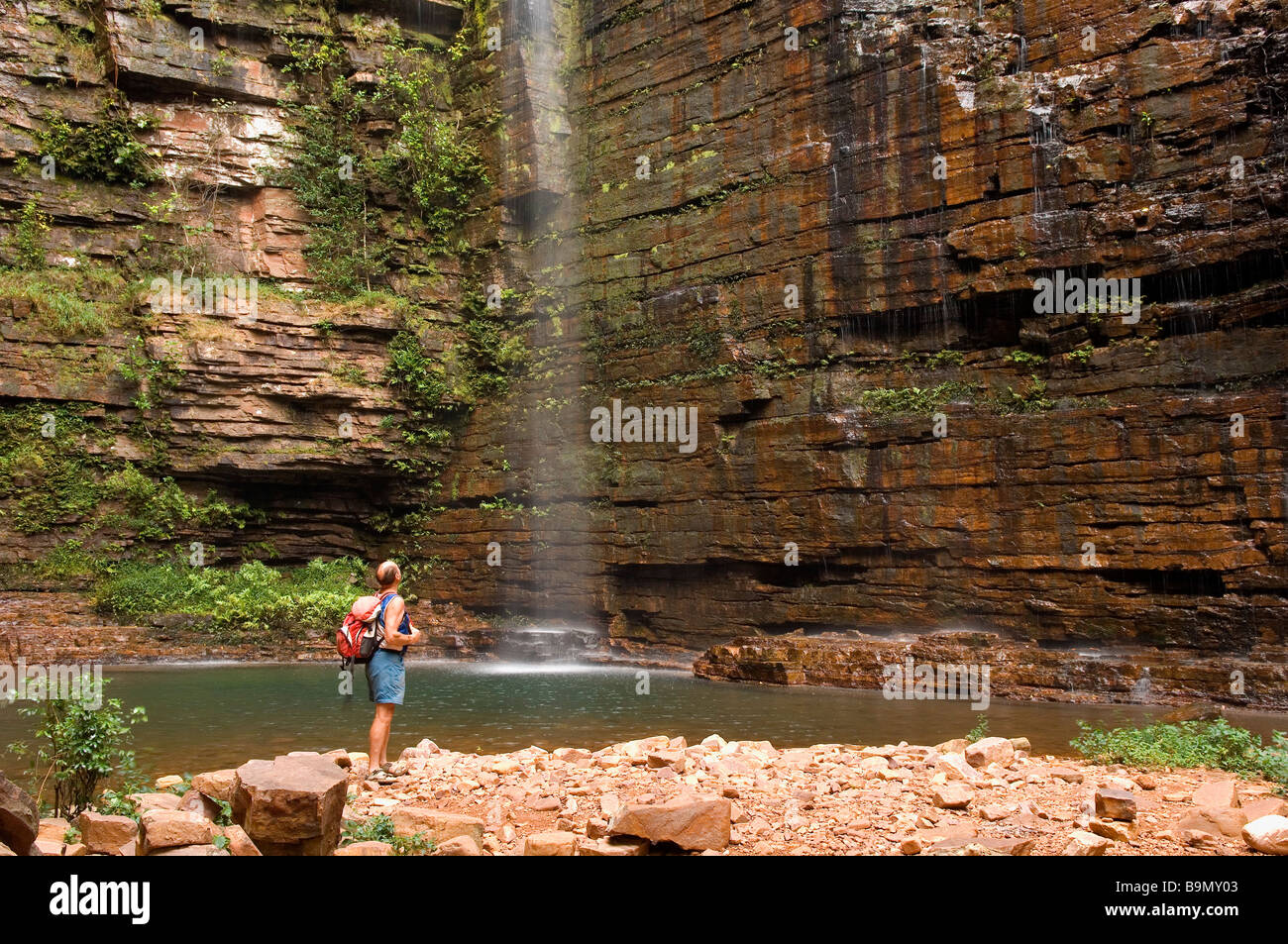 Senegal, Tambacounda region, near Kedougou, Dindefelo waterfalls Stock ...